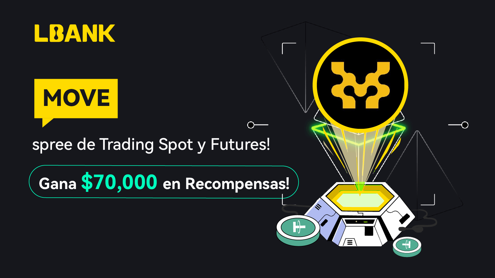 MOVE spree de Trading Spot y Futures!Gana $70,000 en Recompensas | LBank