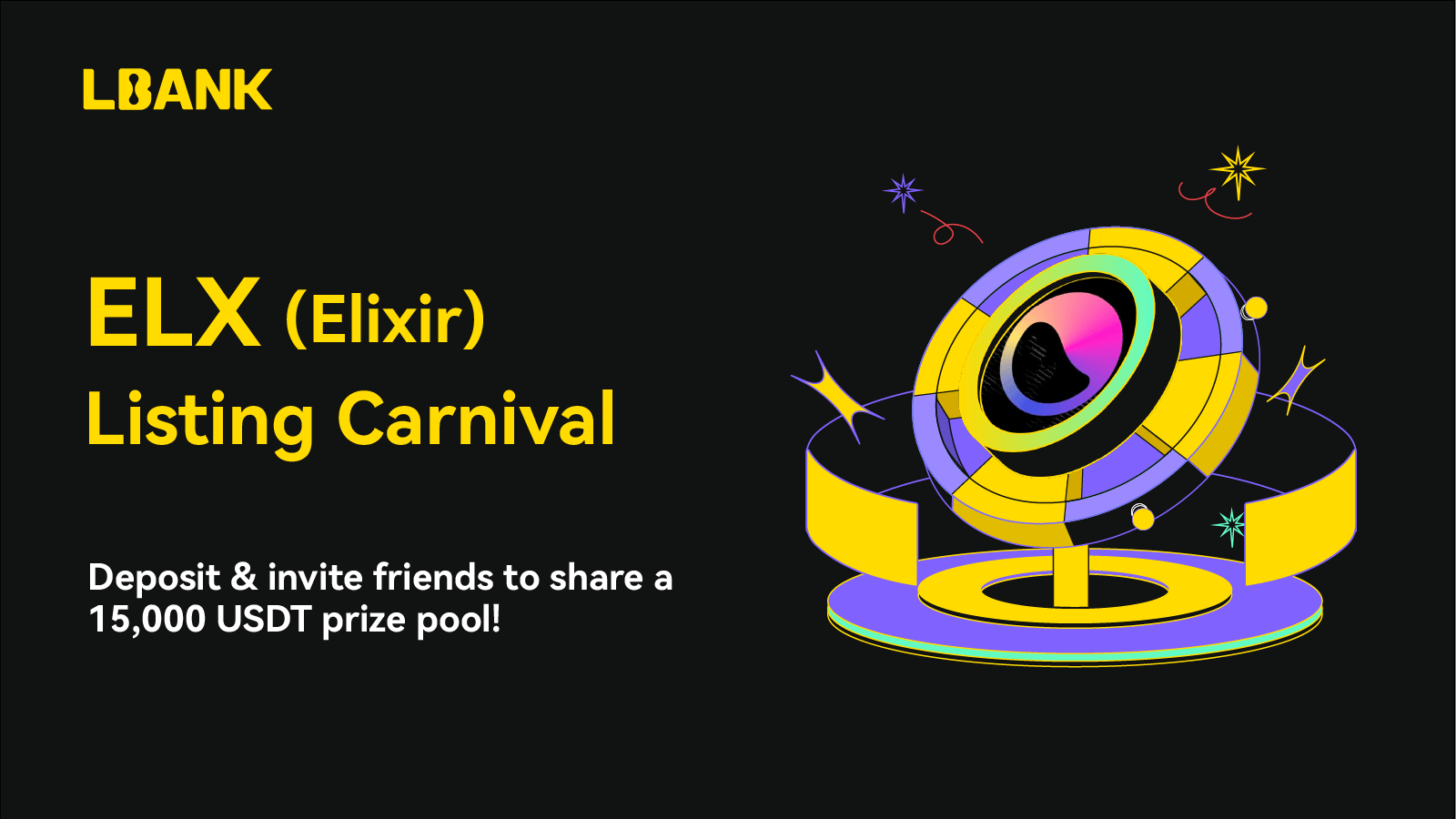 ELX(Elixir) Listing Carnival | LBank